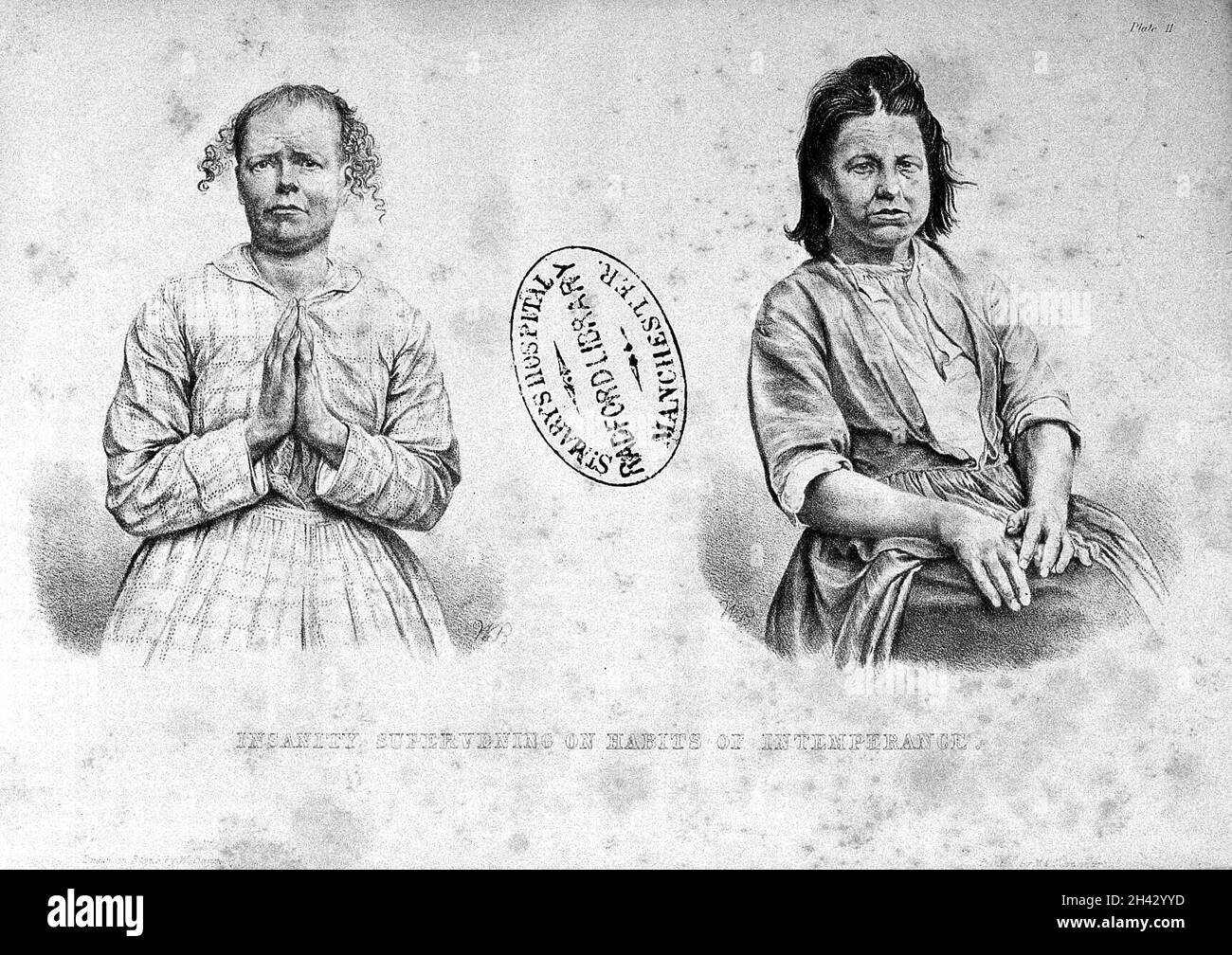 "Insanity supervening on habits of intemperance Stock Photo - Alamy