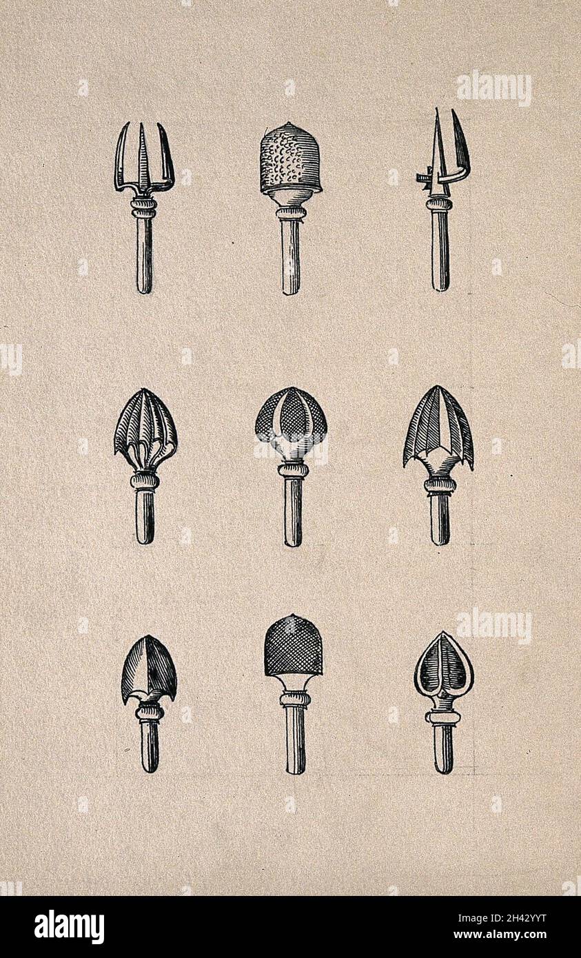 Surgical instruments. Drawing with watercolour Stock Photo - Alamy