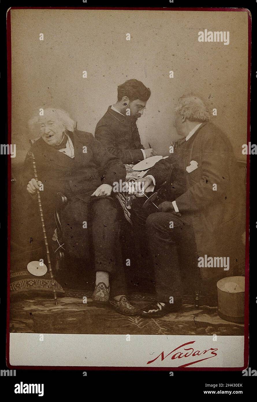 M.E. Chevreul. Photograph by Nadar Stock Photo - Alamy