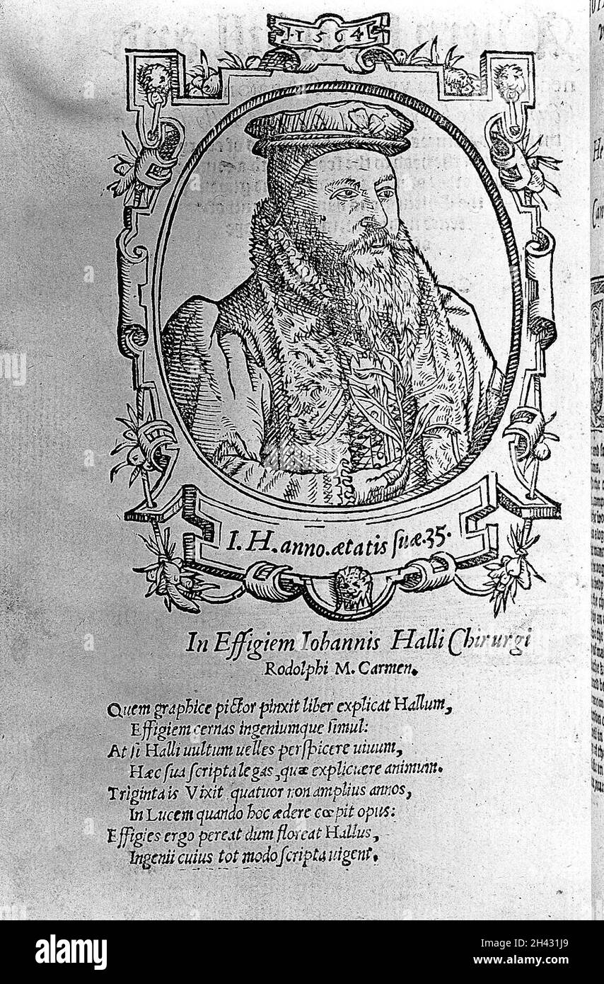 Portrait of John Hall Stock Photo - Alamy