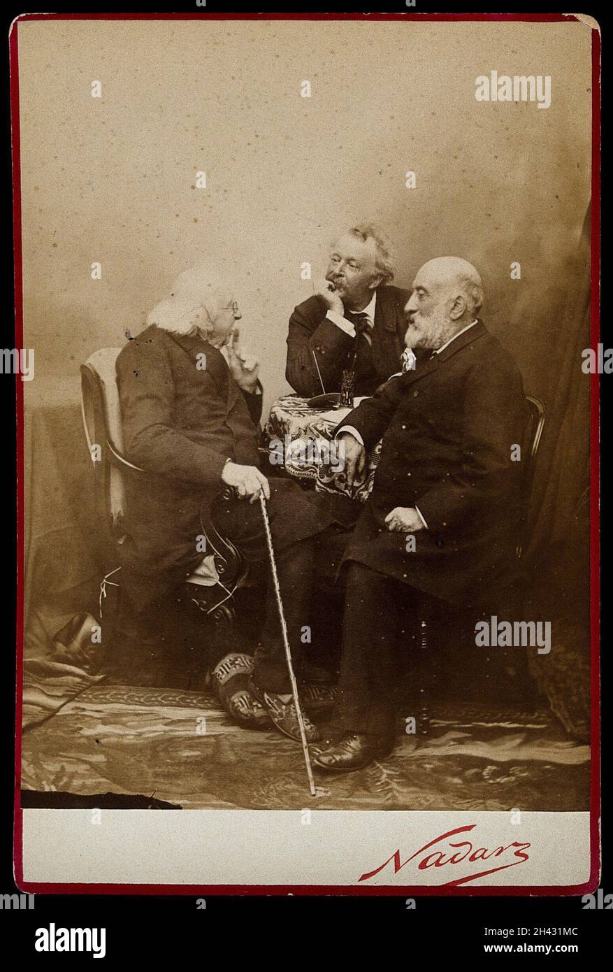 M.E. Chevreul. Photograph by Nadar Stock Photo - Alamy