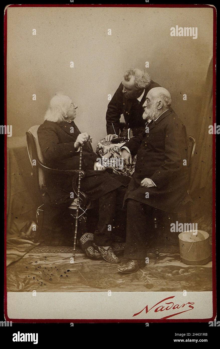 M.E. Chevreul. Photograph by Nadar Stock Photo - Alamy