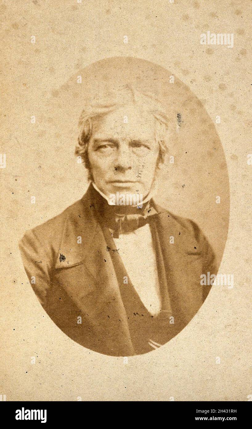 Michael Faraday. Photograph by Claudet, 1852 Stock Photo - Alamy