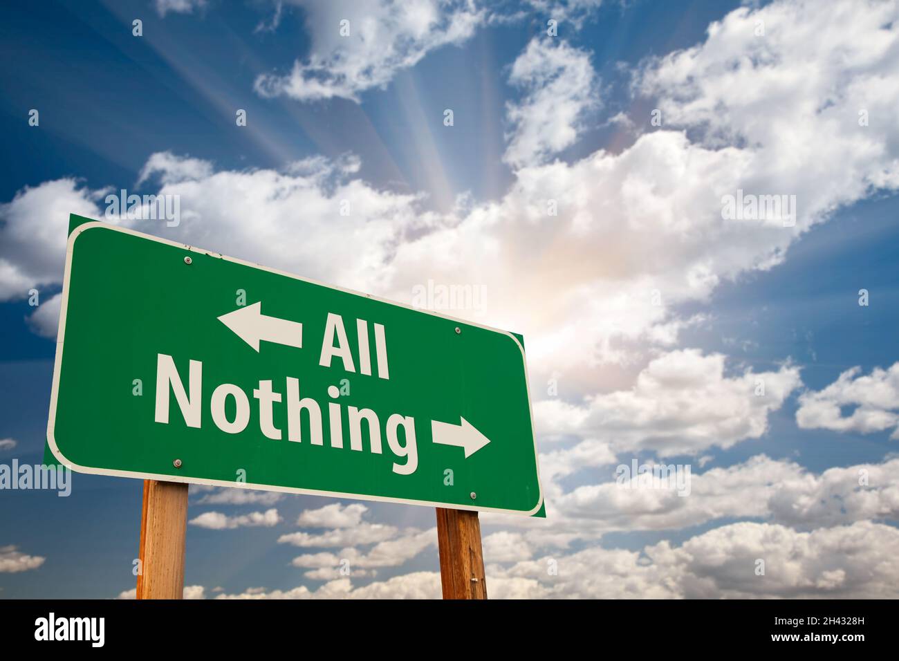 All or nothing all hi-res stock photography and images - Alamy
