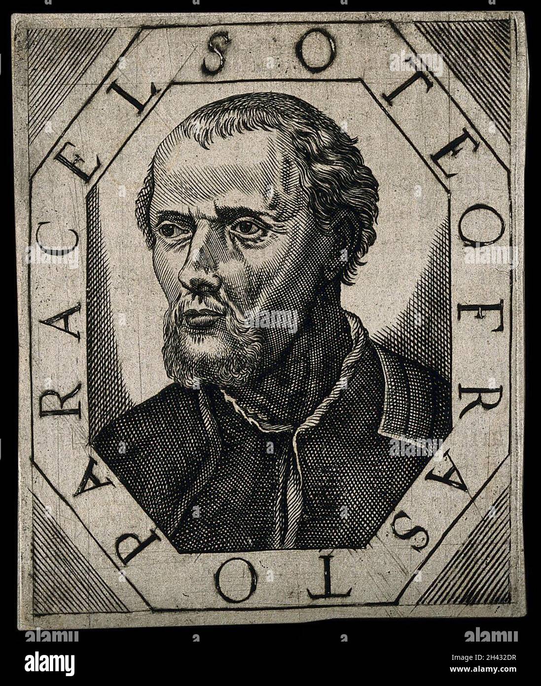 Aureolus Theophrastus Bombastus von Hohenheim [Paracelsus]. Line ...