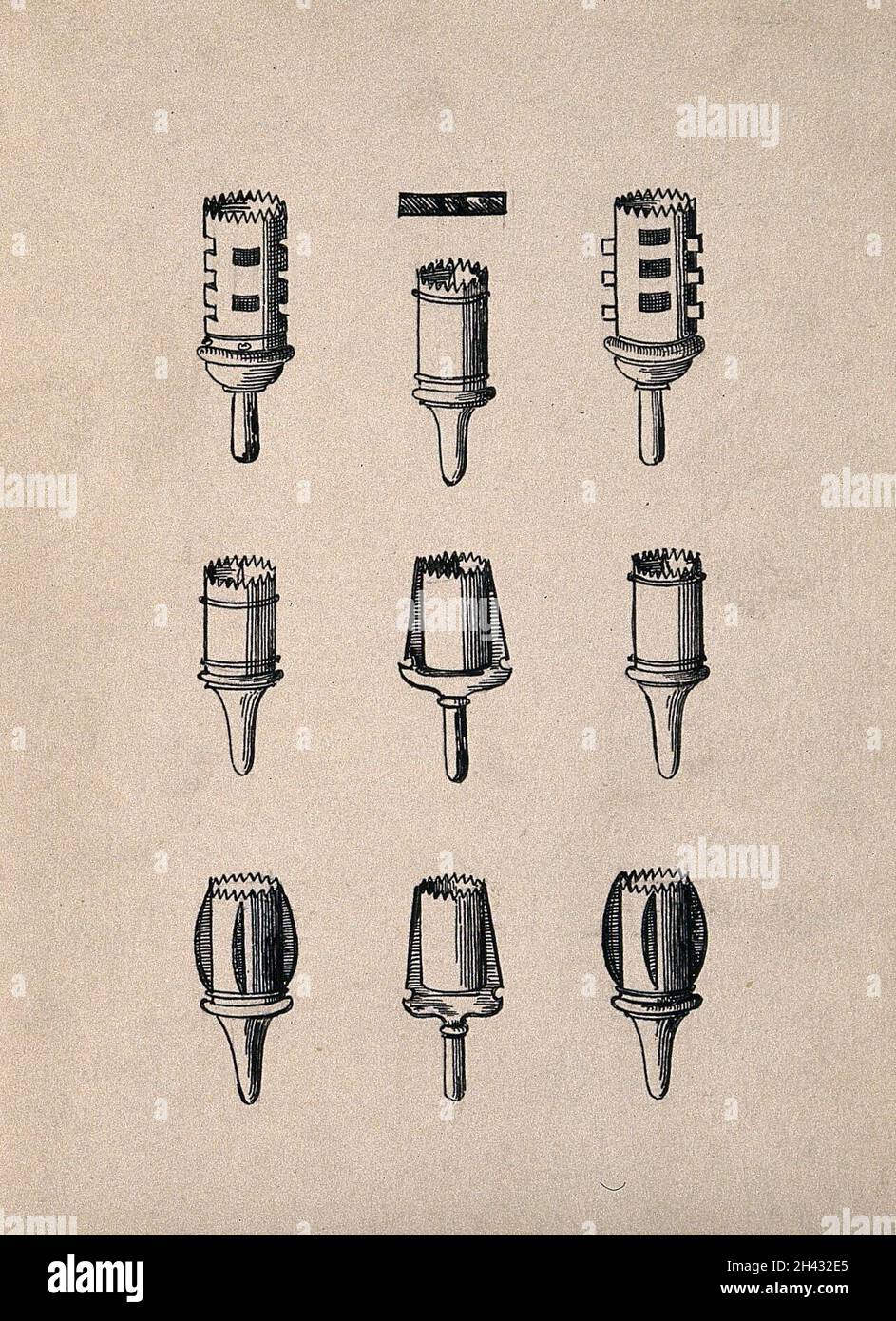 Surgical instruments. Drawing with watercolour Stock Photo - Alamy