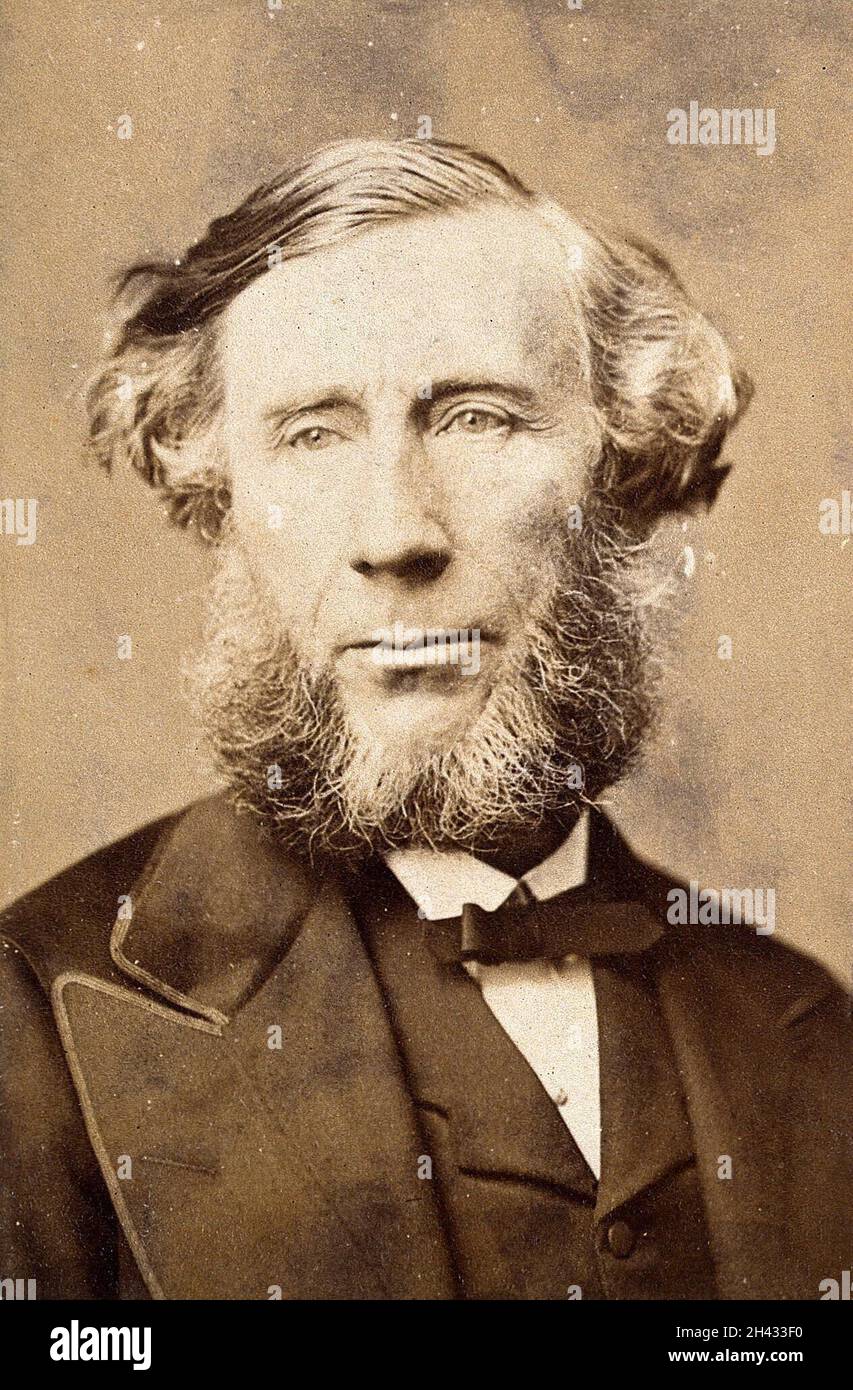 John Tyndall. Photograph by Elliott & Fry Stock Photo - Alamy