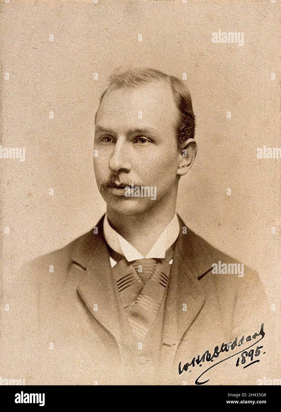 William Henry Butter Stoddart. Photograph, 1895 Stock Photo - Alamy