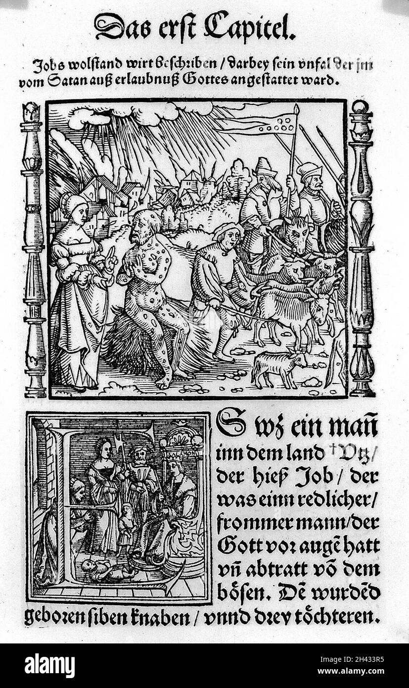 Job and wife Black and White Stock Photos & Images - Alamy