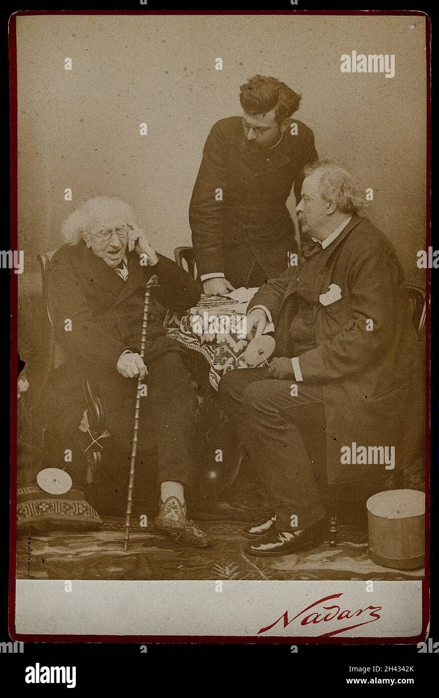 M.E. Chevreul. Photograph by Nadar Stock Photo - Alamy