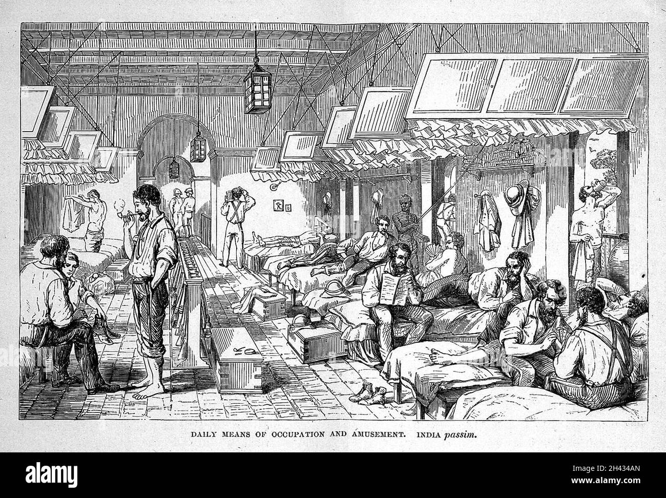 The British army at rest in their barracks Stock Photo - Alamy