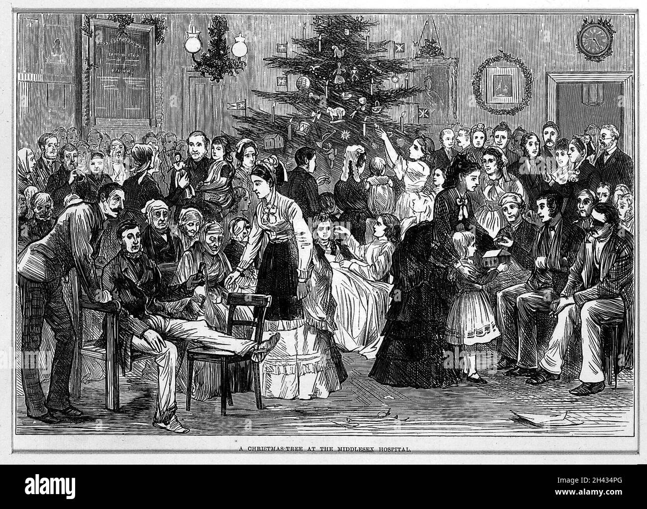 Hospital christmas decorations hi-res stock photography and images - Alamy