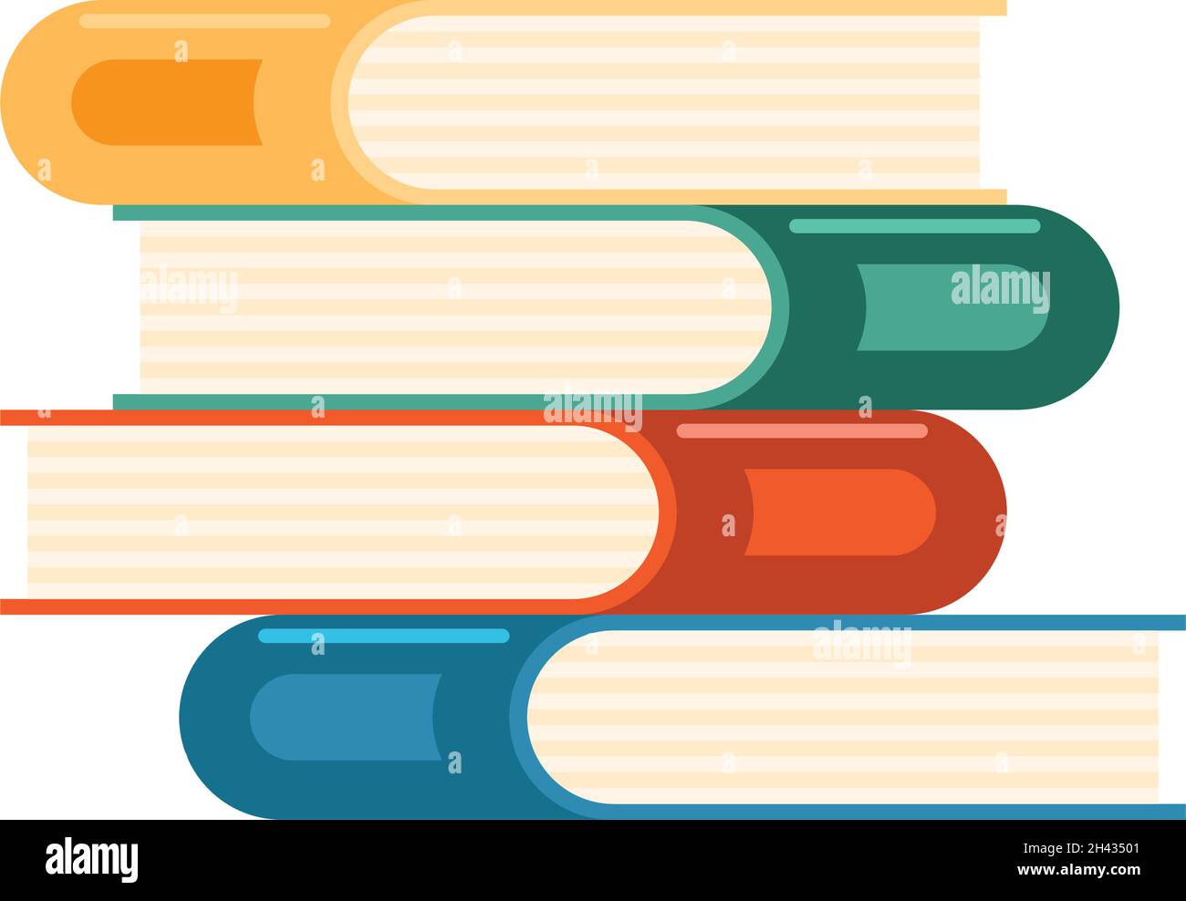 pile text books library icons Stock Vector Image & Art - Alamy