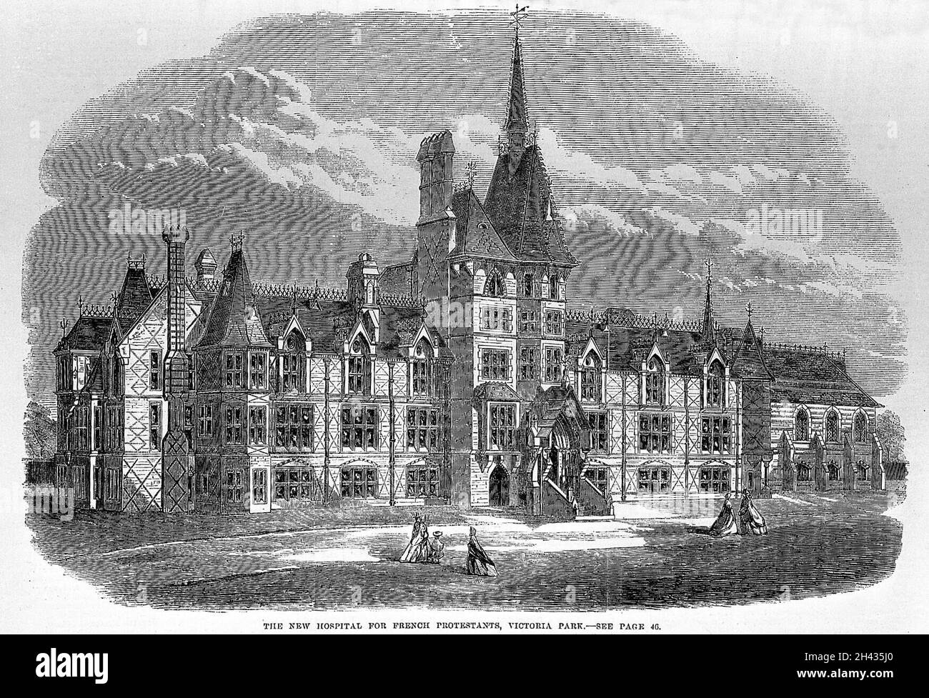 Exterior french public hospital hi-res stock photography and images - Alamy