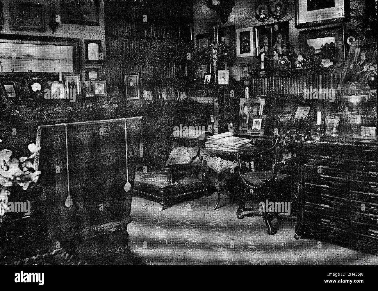 Consulting room of Sir Morell MacKenzie Stock Photo - Alamy