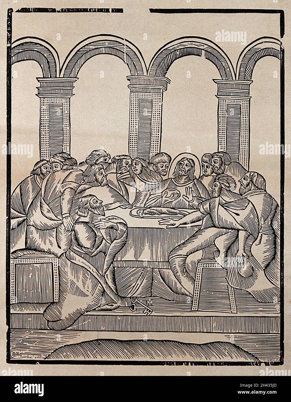 Last supper symbolism of betrayal hi-res stock photography and images ...