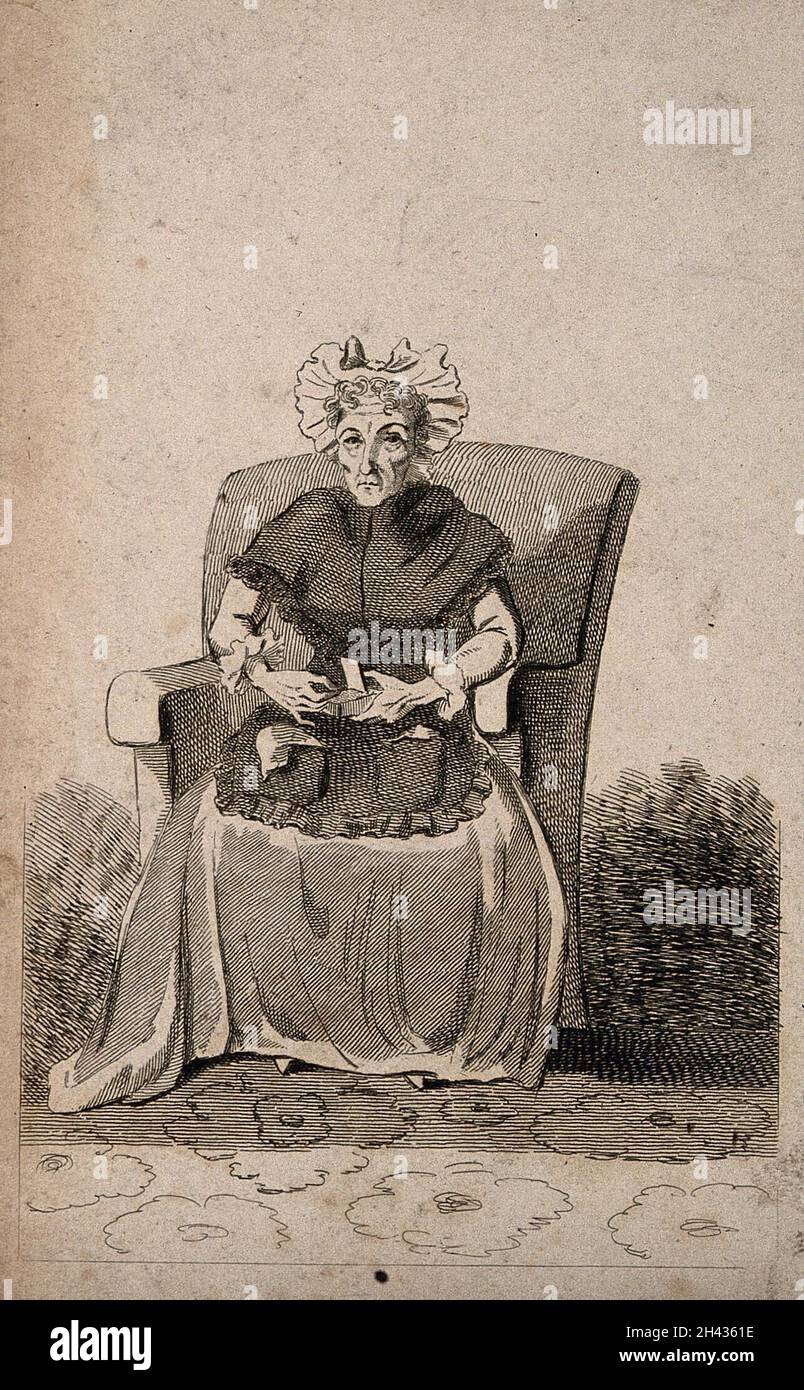 Judith Levy, a rich Jewess. Etching Stock Photo - Alamy