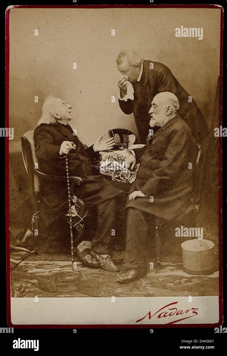 M.E. Chevreul. Photograph by Nadar Stock Photo - Alamy