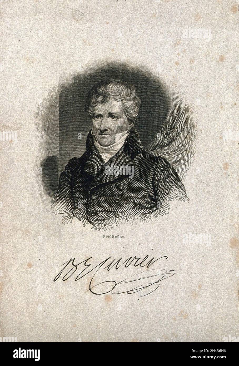 Georges-Léopold-Chrétien-Frédéric-Dagobert, Baron Cuvier Stock Photo ...