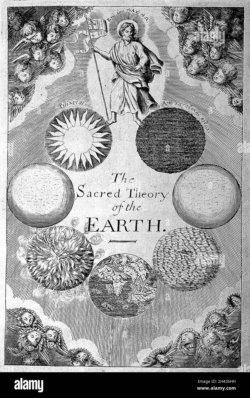 T. Burnet, The sacred theory of the earth Stock Photo - Alamy