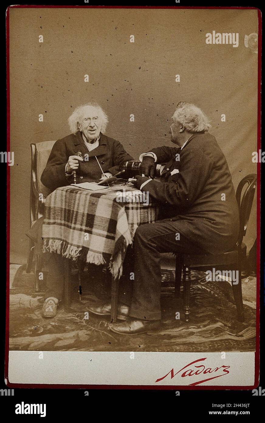 M.E. Chevreul. Photograph by Nadar Stock Photo - Alamy