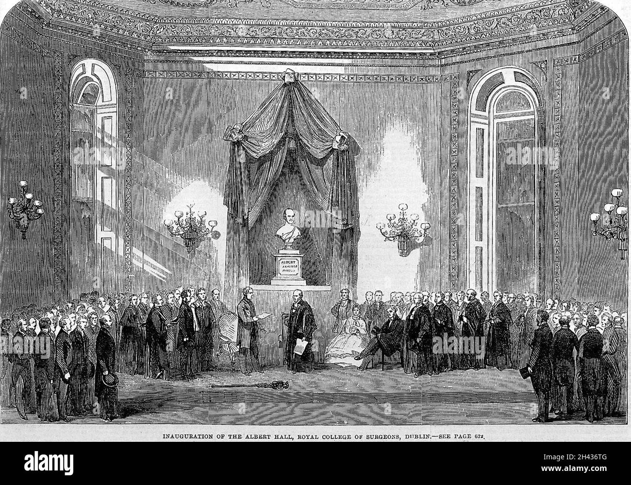 Inauguration of the Royal Albert Hall, Dublin Stock Photo - Alamy