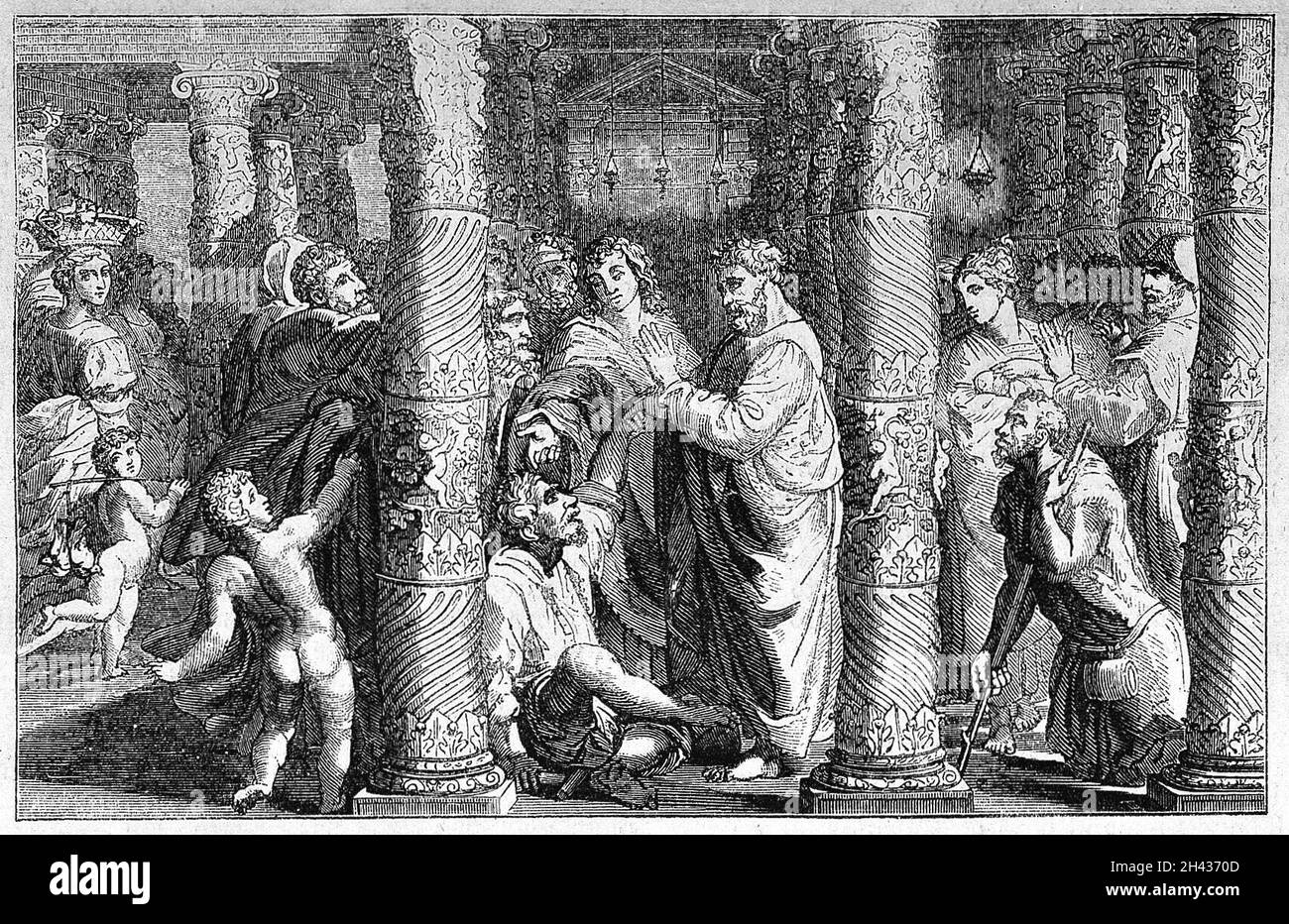 Symbolism of healing Black and White Stock Photos & Images - Alamy