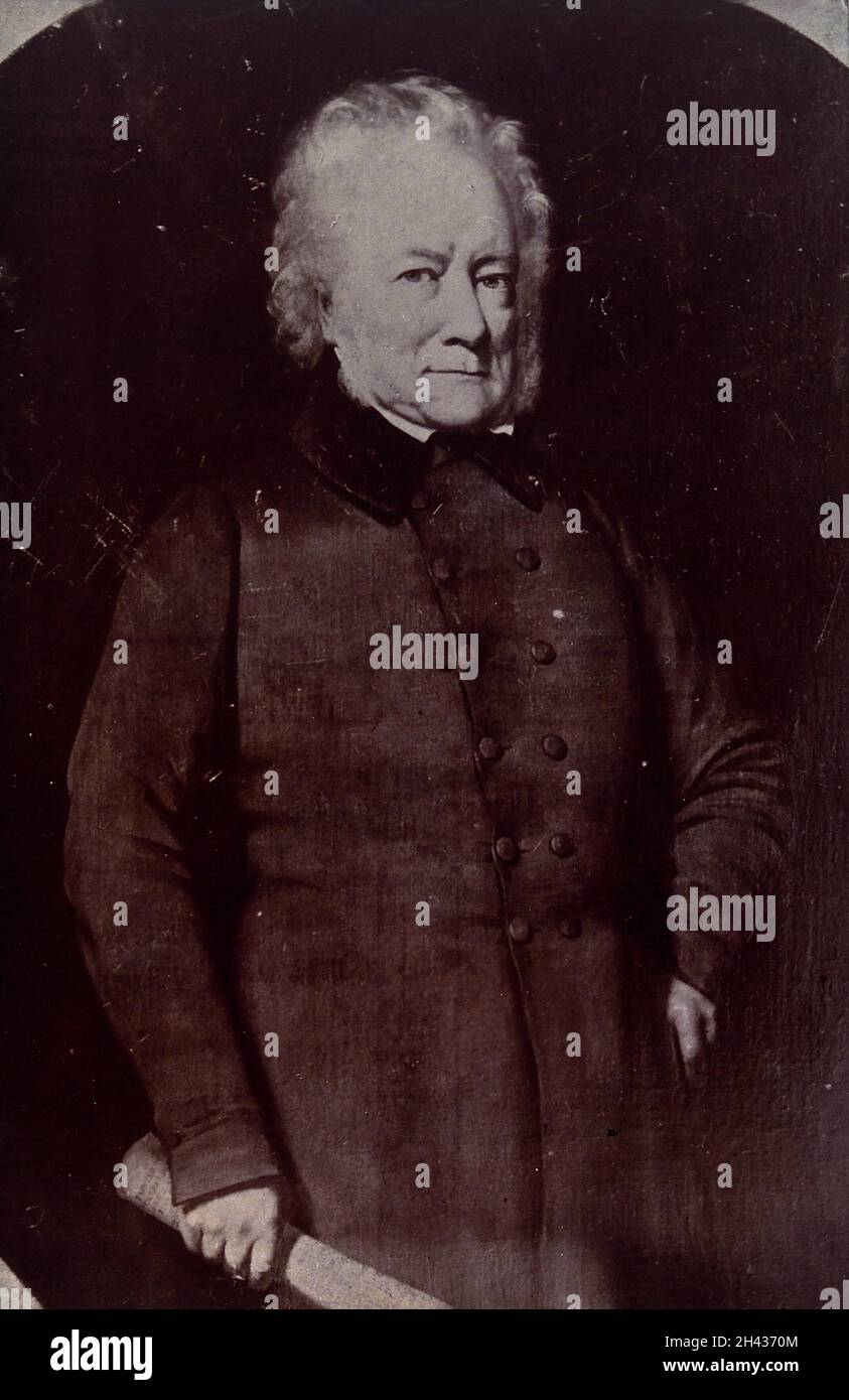 John Borthwick Gilchrist. Photograph by Bearne after a painting Stock ...