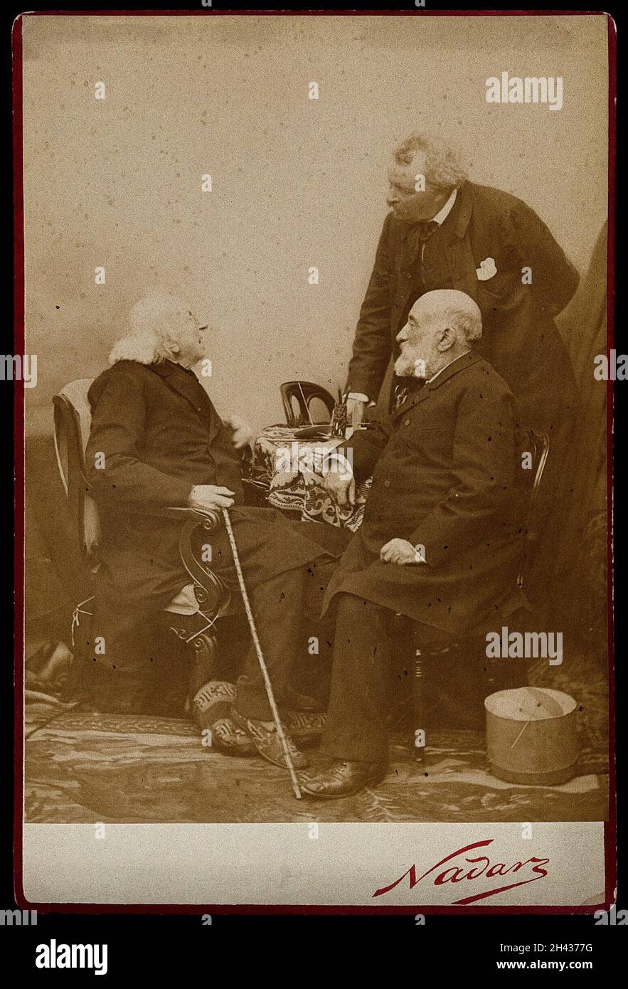 M.E. Chevreul. Photograph by Nadar Stock Photo - Alamy