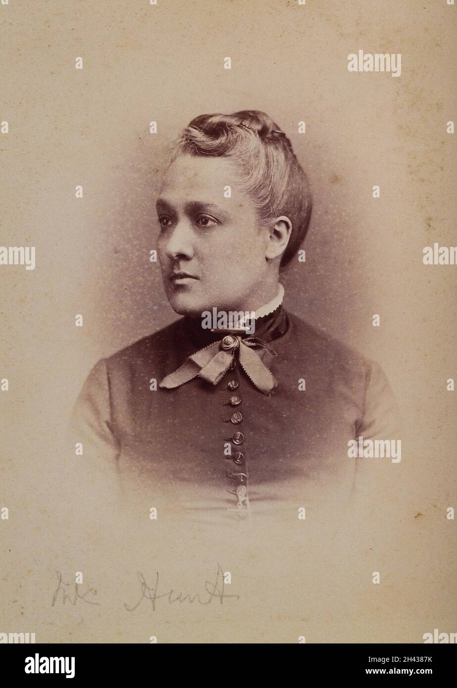 Mrs Hunt. Photograph by Bourne & Shepherd Stock Photo - Alamy