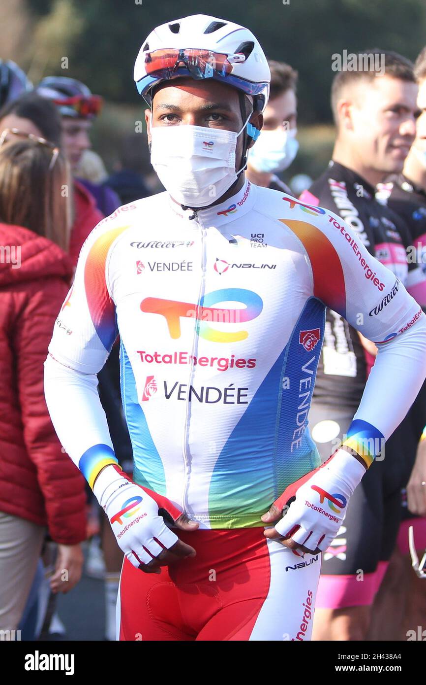 MANZIN Lorrenzo of Team TotalEnergies during the Grand Prix du Morbihan ...