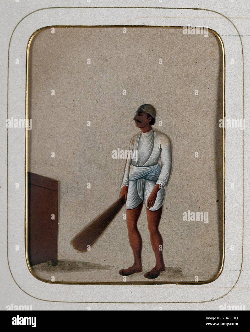 Baseball Sweep Broom Indians