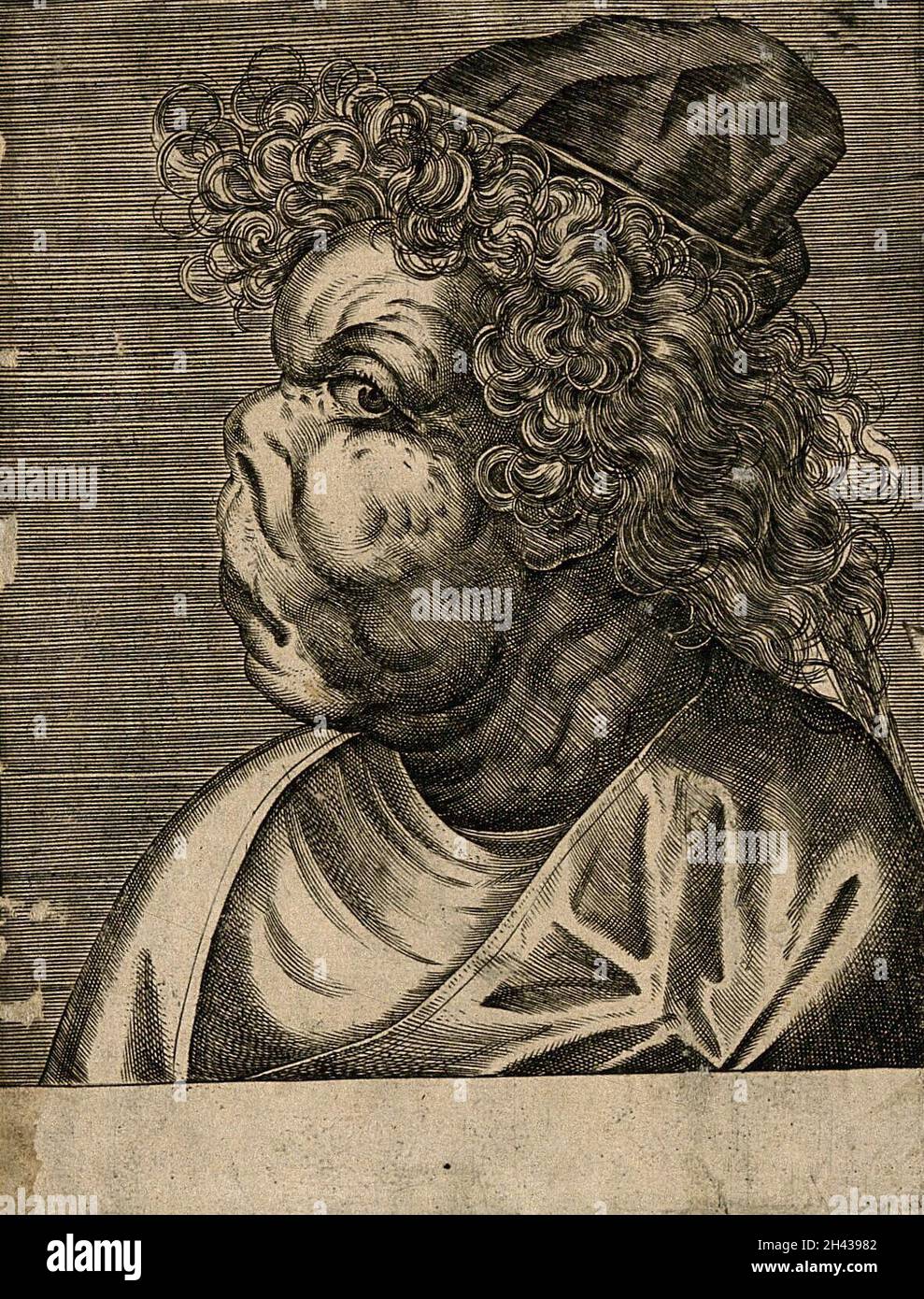 Grotesque face illustration hi-res stock photography and images - Alamy
