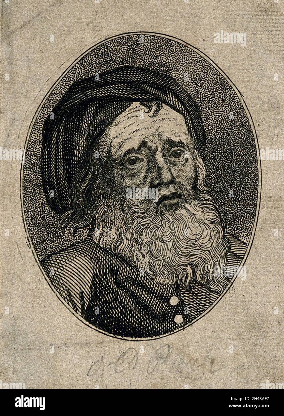 Thomas Parr, said to have died aged 152 years. Engraving Stock Photo ...
