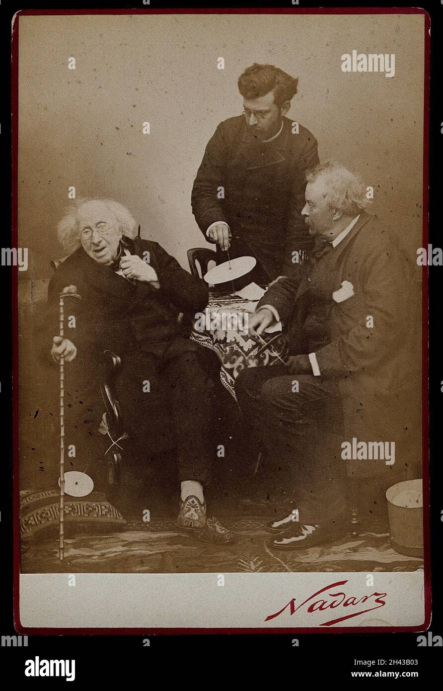 M.E. Chevreul. Photograph by Nadar Stock Photo - Alamy