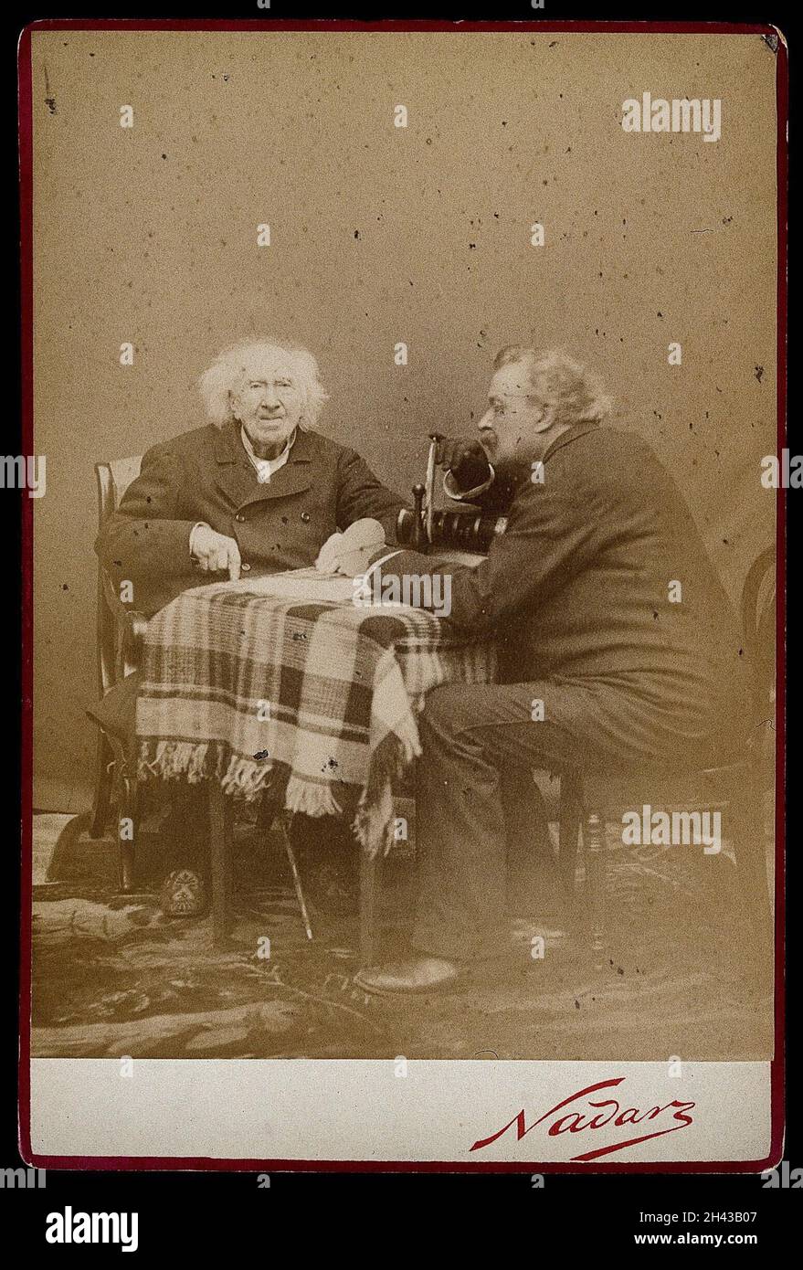 M.E. Chevreul. Photograph by Nadar Stock Photo - Alamy