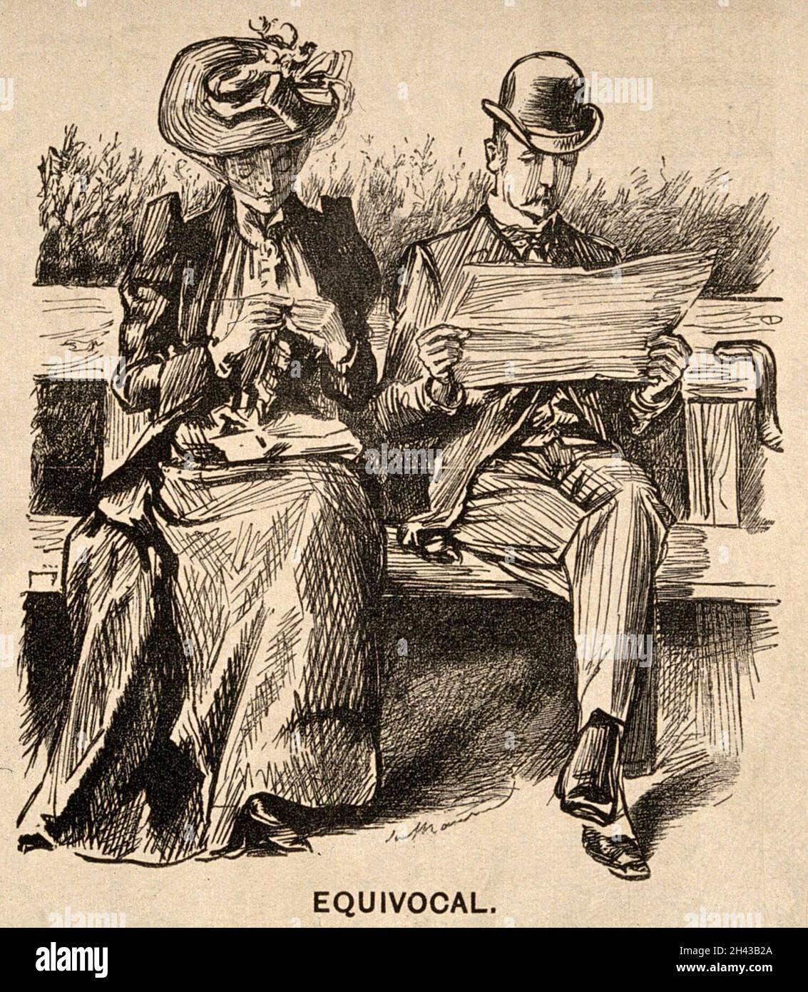 A doctor reading a newspaper article on the prospect of a decrease in ...