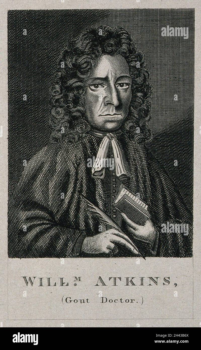 William Atkins. Line engraving Stock Photo - Alamy