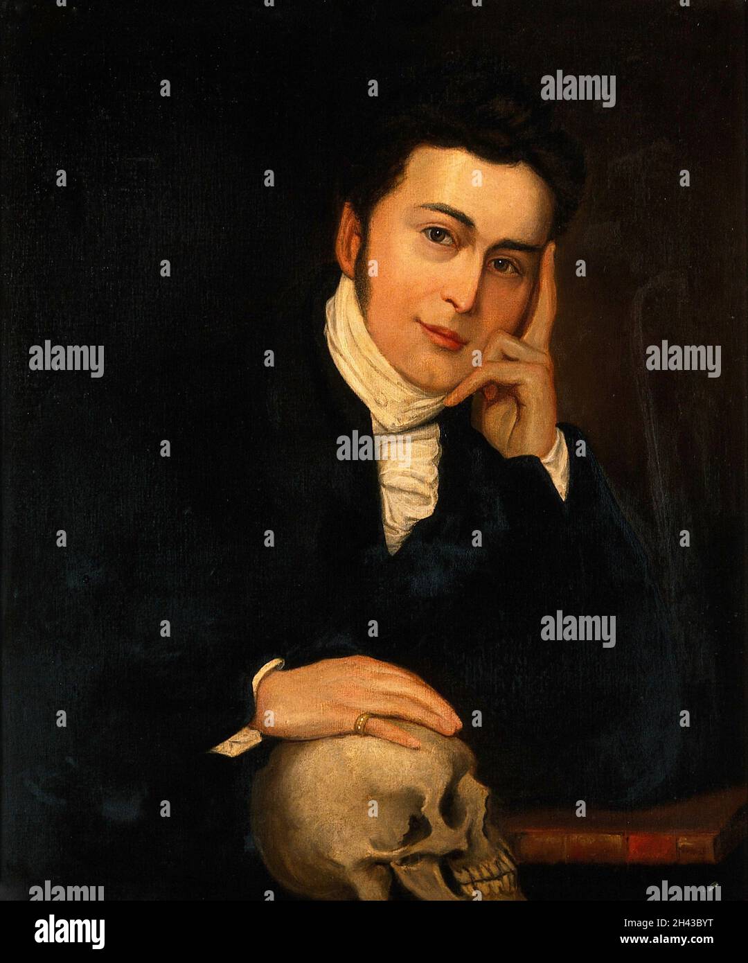 Henry Hill Hickman. Oil painting Stock Photo - Alamy