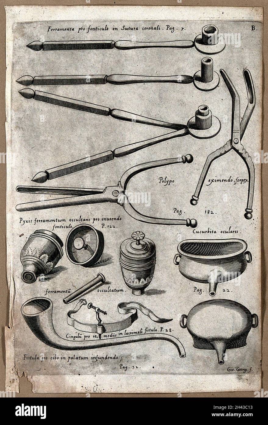 Medieval medical instruments hi-res stock photography and images - Alamy