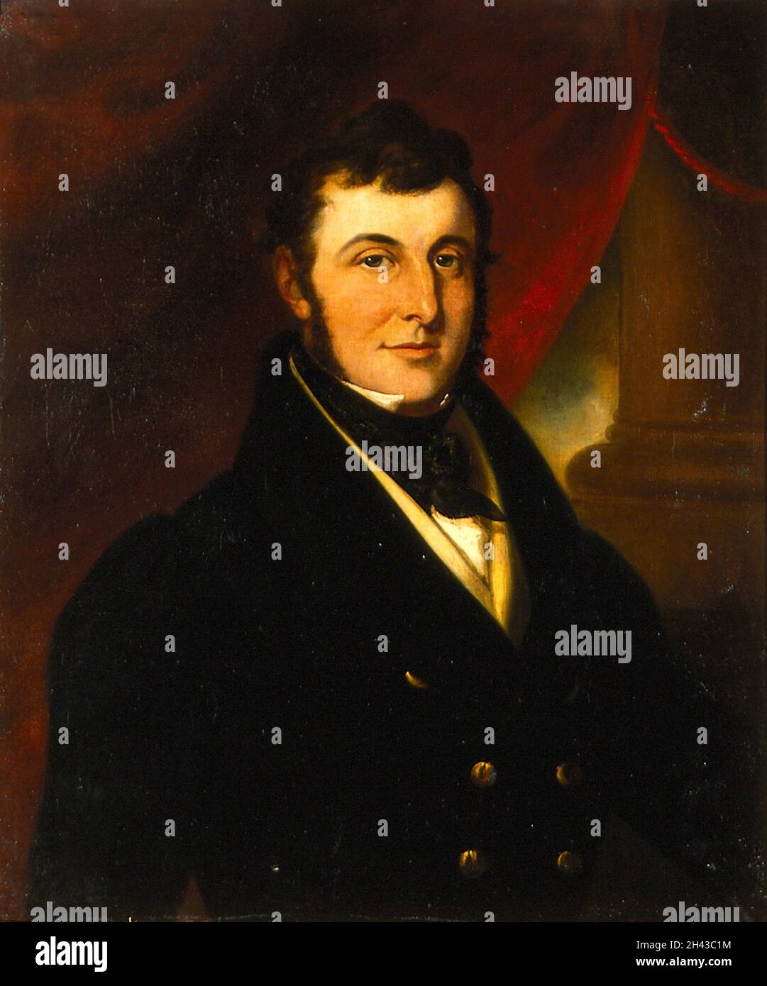 Sir John McCleod (?). Oil painting Stock Photo - Alamy