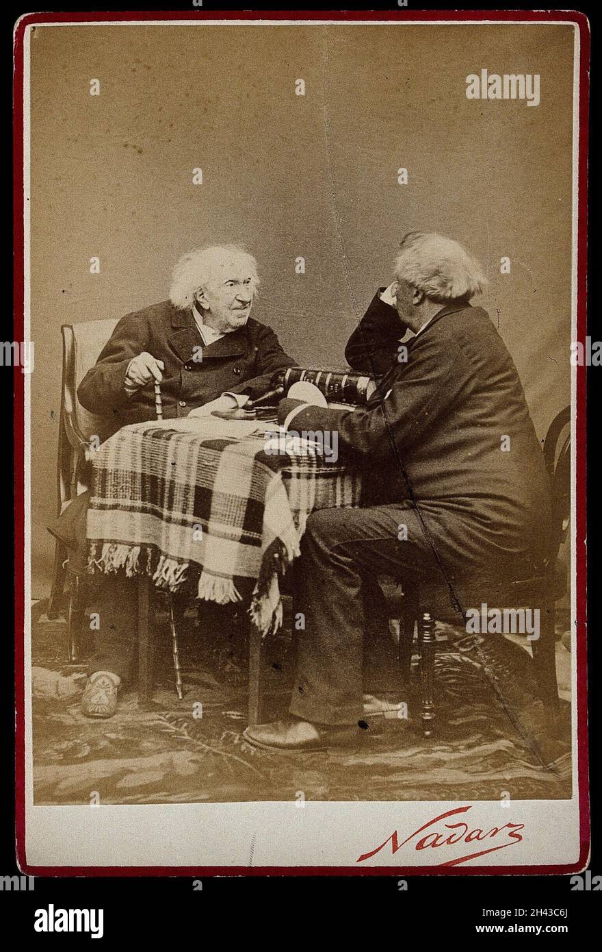 M.E. Chevreul. Photograph by Nadar Stock Photo - Alamy
