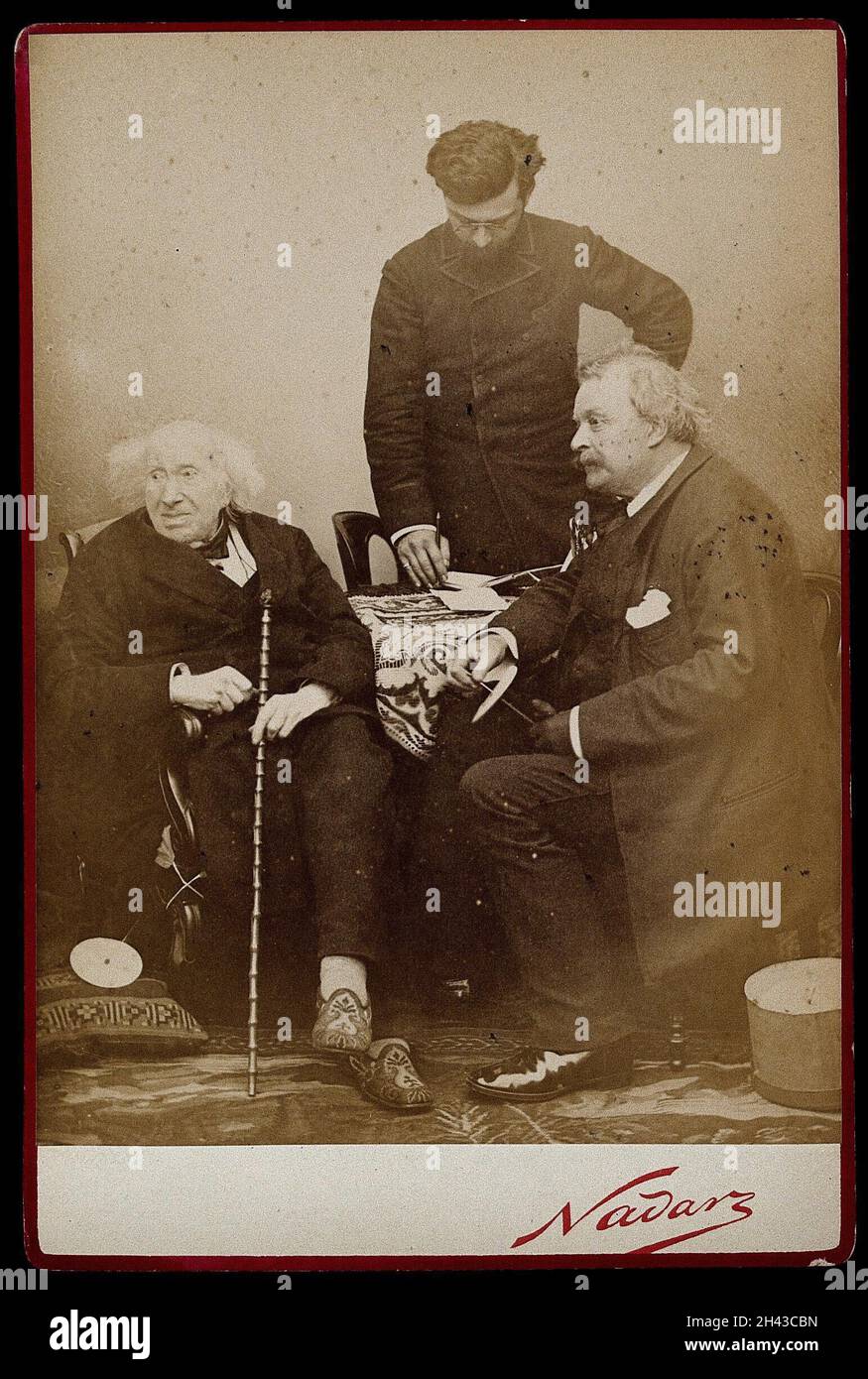M.E. Chevreul. Photograph by Nadar Stock Photo - Alamy