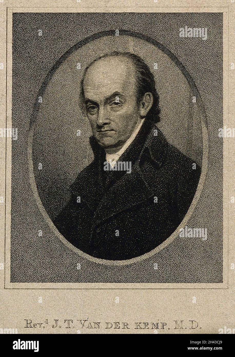 Johannes Theodorus van der Kemp. Stipple engraving by W. Ridley, 1799 ...