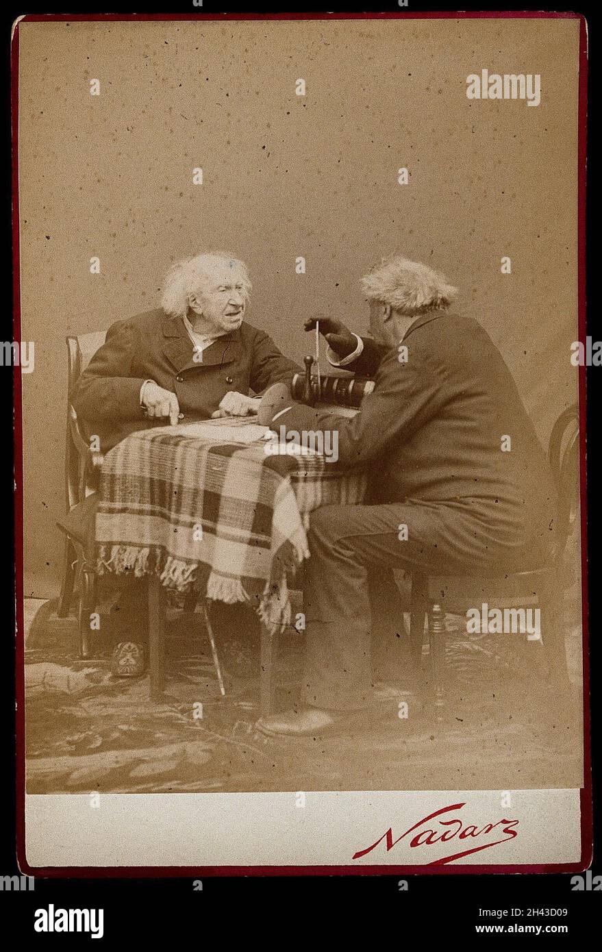 M.E. Chevreul. Photograph by Nadar Stock Photo - Alamy