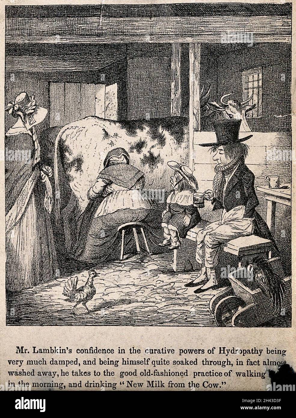 Mr. Lambkin ill trying the recuperative powers of walking and drinking ...