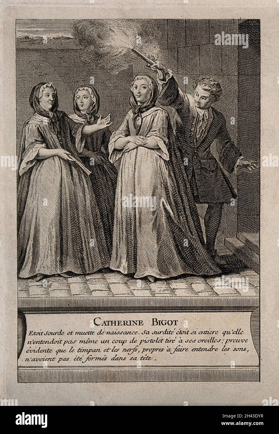 Catherine Bigot, a deaf-mute woman whose deafness was so complete that ...