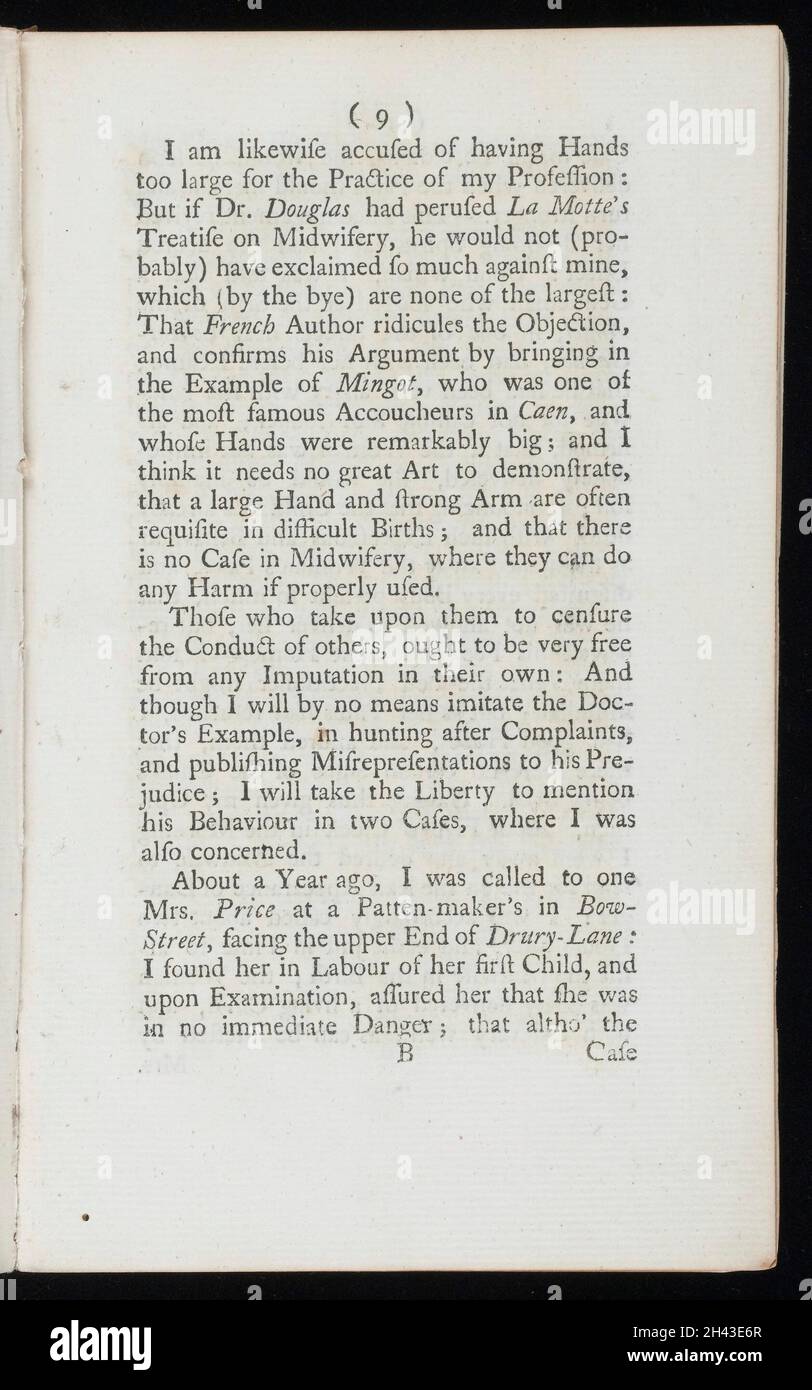 An answer to a late pamphlet intituled A letter to Dr. Smellie; shewing ...