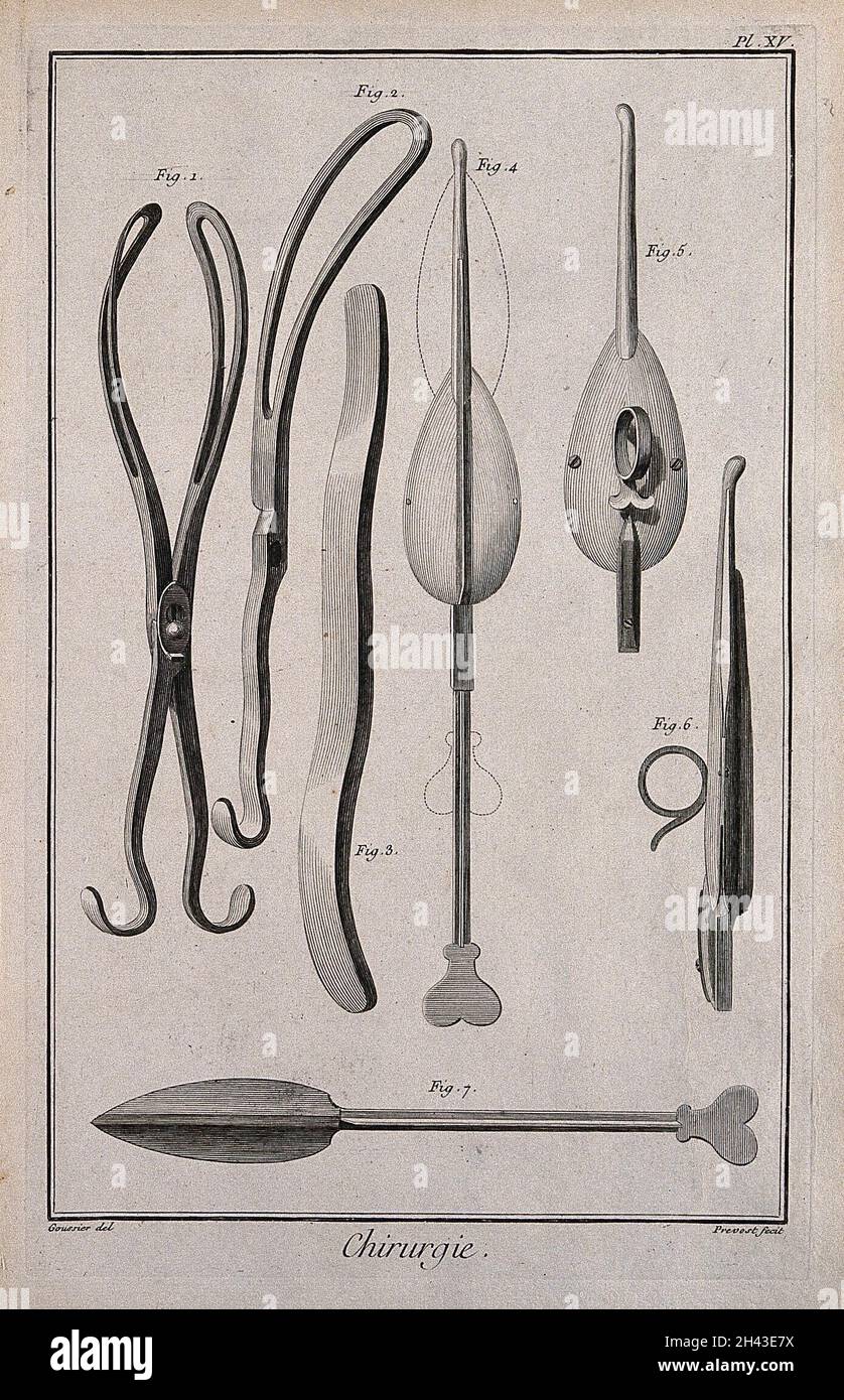 Surgery: surgical instruments, including forceps and instruments to ...