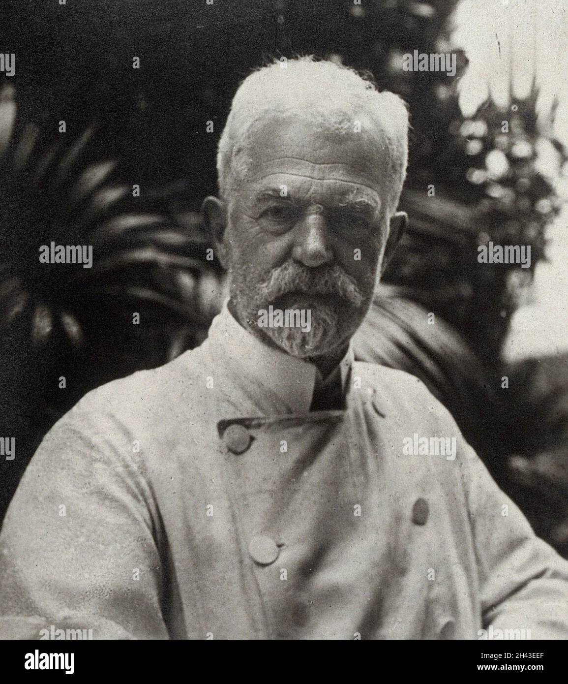 Anton Freiherr von Eiselsberg. Photograph by Paul de Frenes Stock Photo ...